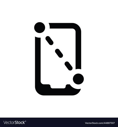 Mobile Screen Size Icon Royalty Free Vector Image