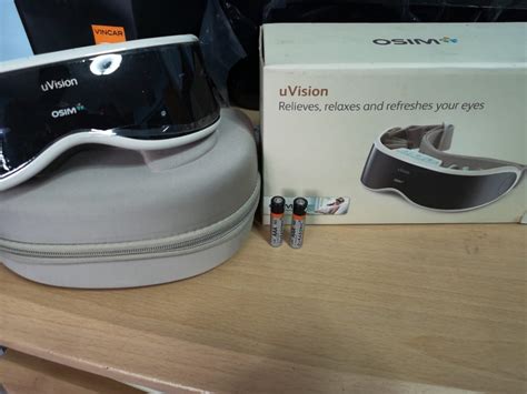 Osim Uvision Eye Massager Health And Nutrition Massage Devices On Carousell