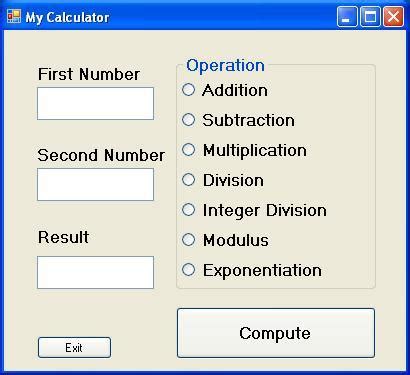 Visual Basic Tips And Tricks Very Simple Calculator