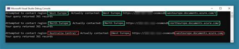 Cosmos DB How To Query A Specific Region Tim Taurit