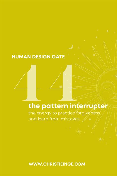 Human Design Gate 44 Gene Key 44 The Gate Of Alertness Artofit