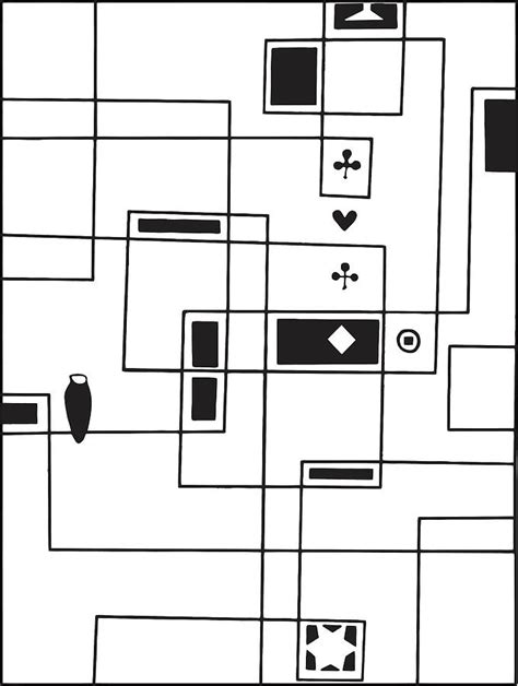 Line Square Pattern Drawing By CSA Images Fine Art America