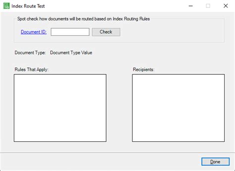 DocRoute Module Manage Document Routing