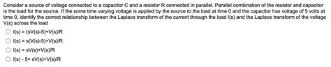 Solved Consider A Source Of Voltage Connected To A Capacitor