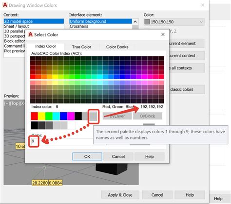 Solved Default Index Colors Autodesk Community