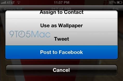 Ios Facebook Integration Is Deep And Similar To Twitter