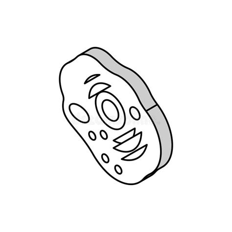 Cell Human Isometric Icon Vector Illustration Stock Vector
