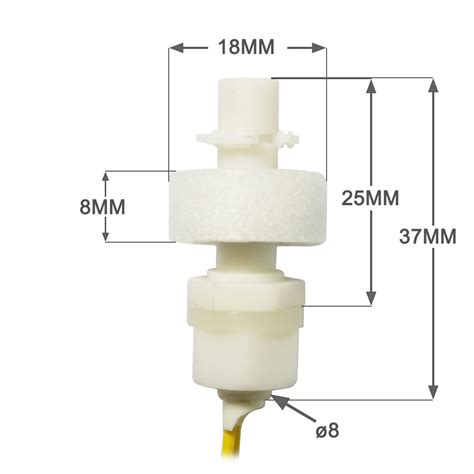 Normally Open Type PP Material Float Switch Water Level Control Switch
