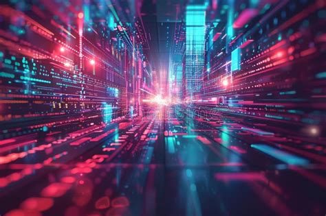 Conceptual Background Depicting Digital Transformation Stock Illustration Illustration Of