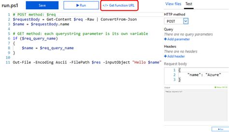 Azure Powershell Function App
