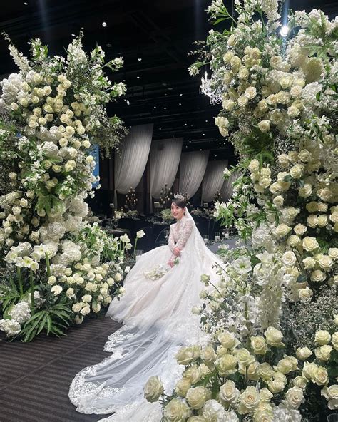 결혼식 드레스 사진 대방출 강아랑 기상캐스터 일구데이