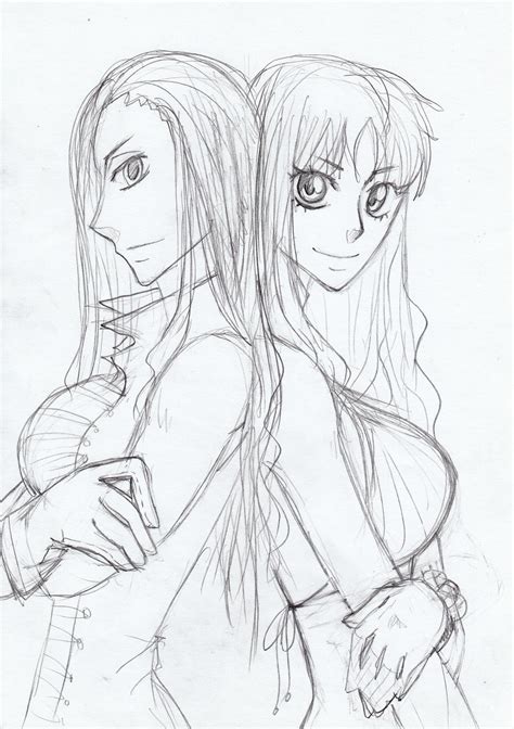 2014 One Piece Nami X Robin By Nekotsukai On Deviantart