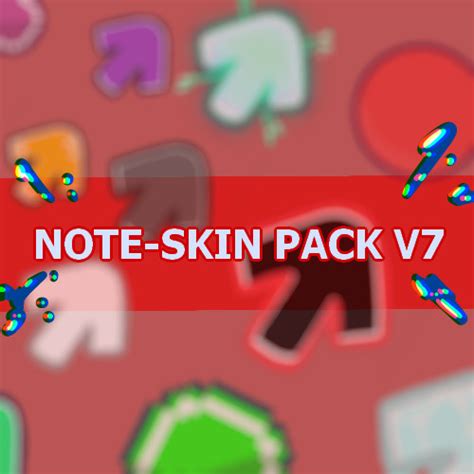 [compatibility Update] Noteskin Pack V7 Mod For Friday Night Funkin Fnf Mods