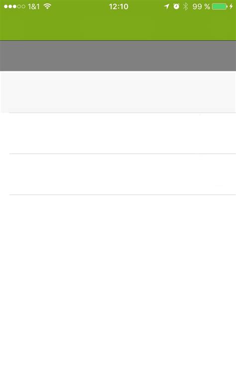 Ios Hide Custom Search Bar On Start Stack Overflow