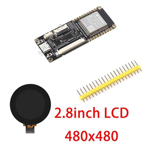 Esp32 S3 28寸圆形lcd电容rgb显示触摸屏 480x480