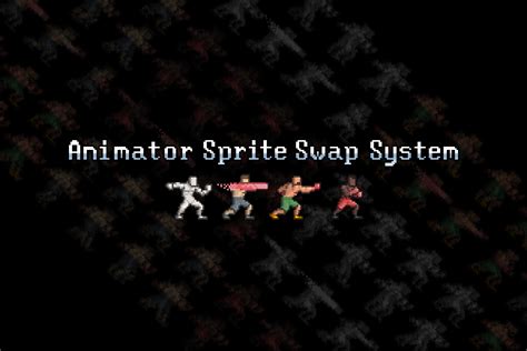 Animator Sprite Swap System Animation Tools Unity Asset Store