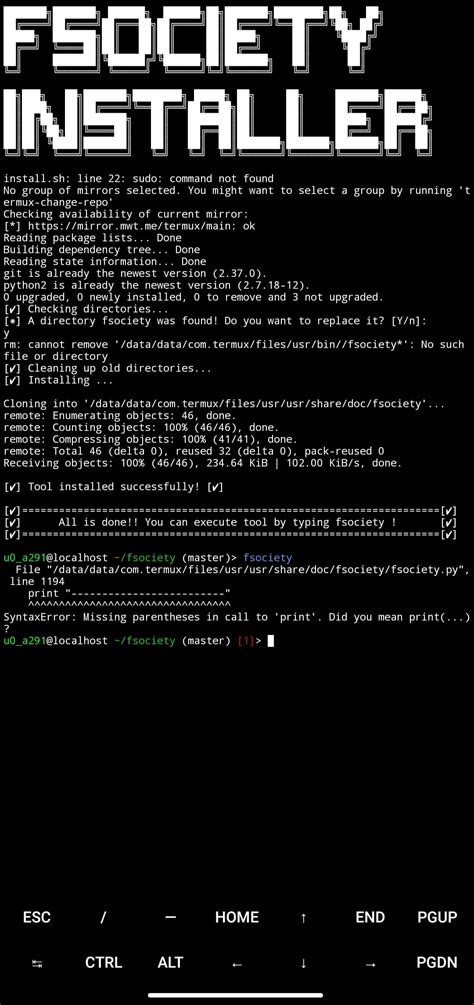 How To Fix Syntax Error Rtermuxhacking