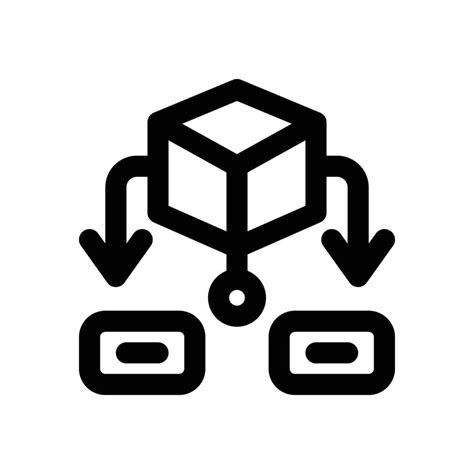 Dependency Line Icon Clean And Minimalist Icon For Websites And Mobile Apps Vector