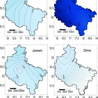 Seasonal Average Sums Of Atmospheric Precipitation Mm In Greater