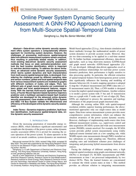 Pdf Online Power System Dynamic Security Assessment A Gnnfno