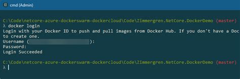 Net Core In Containers In A Docker Swarm With Azure And Docker Cloud