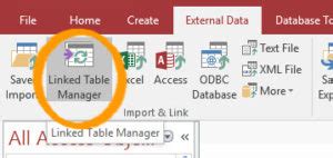 How To Fix Access Linked Table Manager Not Working Error