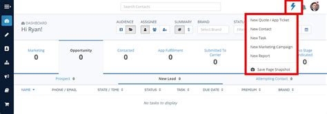 Quick Start Menu Knowledge Base