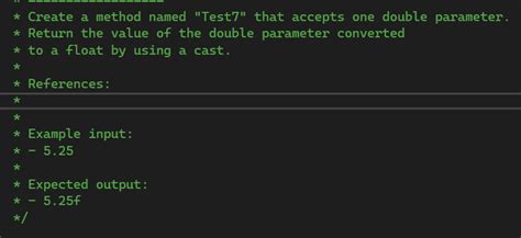 Solved Create A Method Named Test7 ﻿that Accepts One