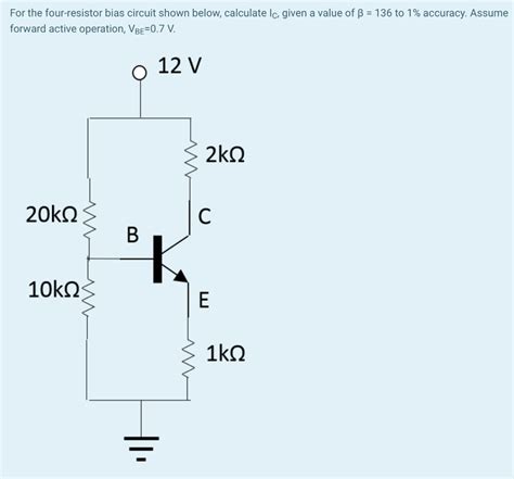 Bias Resistor Transistor Circuit At Kathleen Delgado Blog