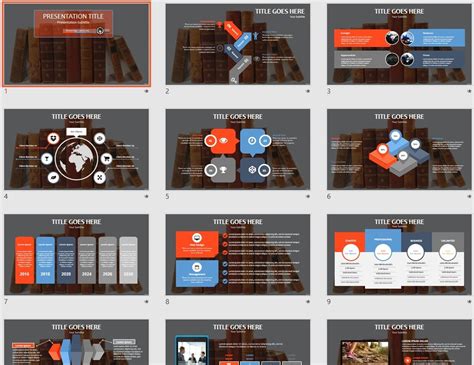 Old Books PowerPoint Template