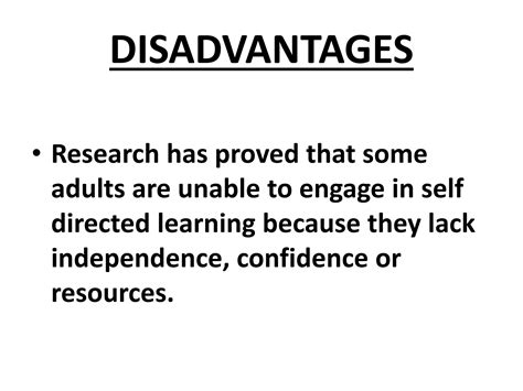 Self Directed Learning Ppt