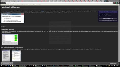 how to check md5 checksums hashes youtube