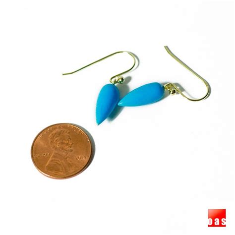 T For Her18k 14k Solid Gold Sleeping Beauty Turquoise Etsy
