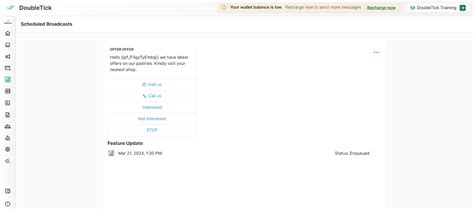 How To Send And Schedule Broadcast Messages Doubletick Docs