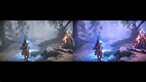Default No Filters Left Vs Nvidia Freestyle Filters Right R Horizon