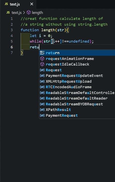 Count The Length Of String In Js Coding Javascript Programming Code Vscode Html Coding