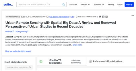 Urban Remote Sensing With Spatial Big Data A Review And Renewed Urban Remote Sensing With Spatial Big Data A Review And Renewed