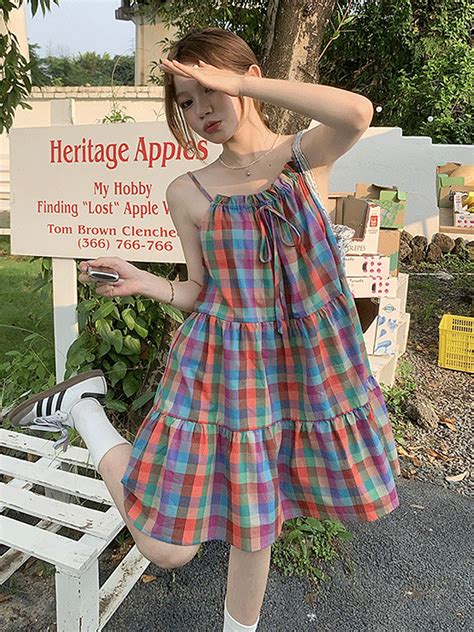 기획상품💛바캉스룩 휴양지룩 인기상품 품절대란 베스트템 크레파스 리본 미니 원피스 에이블리