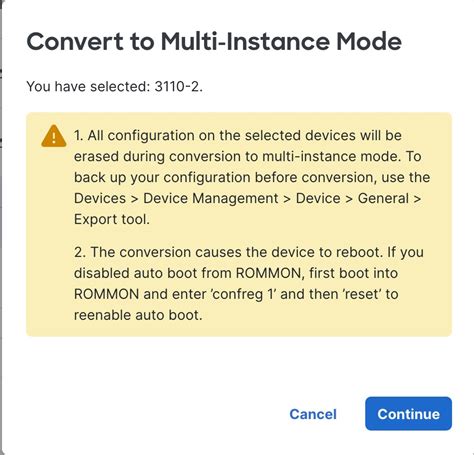 Convert A Device To Multi Instance Mode