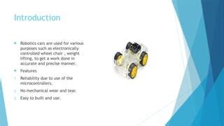 Robotic Car Ppt 1 1 Pptx Project Presentation PPT