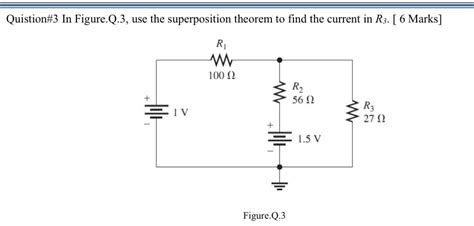 Solved Quistion In Figure Q Use The Superposition Chegg