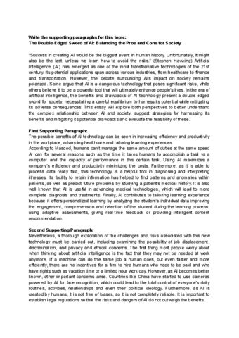 Exercise Paragraphs Pdf