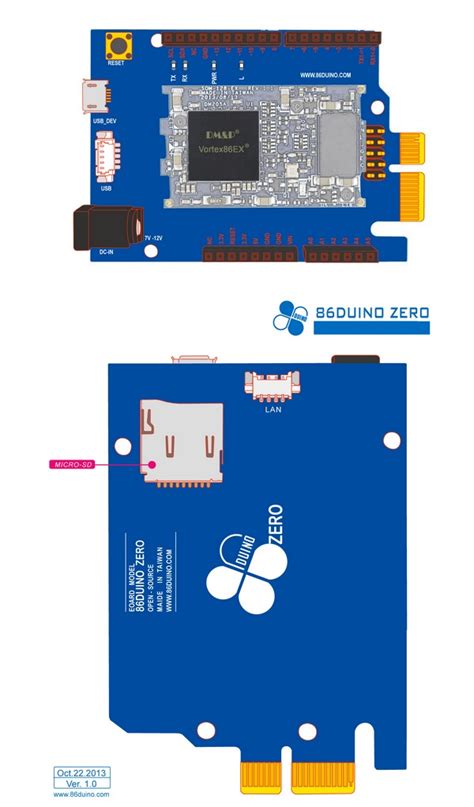 86duino Zero X86 Arduino Development Board Available For 40