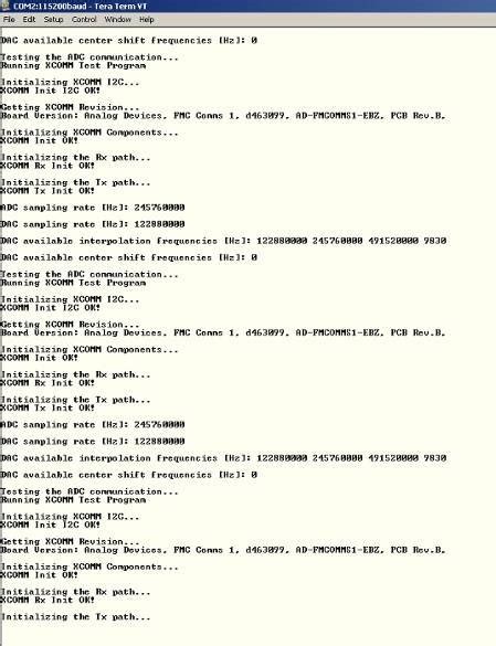 Fmcomms1 And Zc706 No Os Endless Loop Qanda Fpga Reference Designs