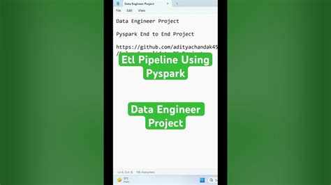 Data Engineering End To End Project Pyspark Python Sql Viral Shortsvideo Shorts Youtube