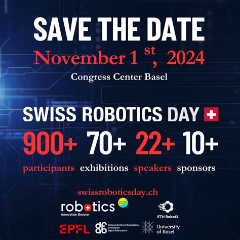 Swissroboticsday Innovation Swissrobotics Swissinnovationbooster Roboticsassociation