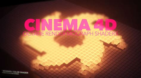 octane render and mograph shaders in c4d lesterbanks