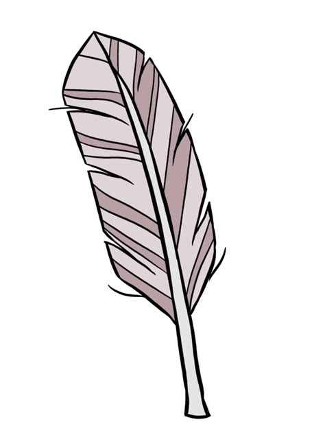 Easy Feather Step By Step Tutorial Easy Drawing Guides