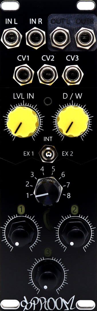 NoisyFruitsLab Sproom DSP Eurorack Module On ModularGrid