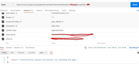 I Want To Hit The Xray Rest Api And I Have Client